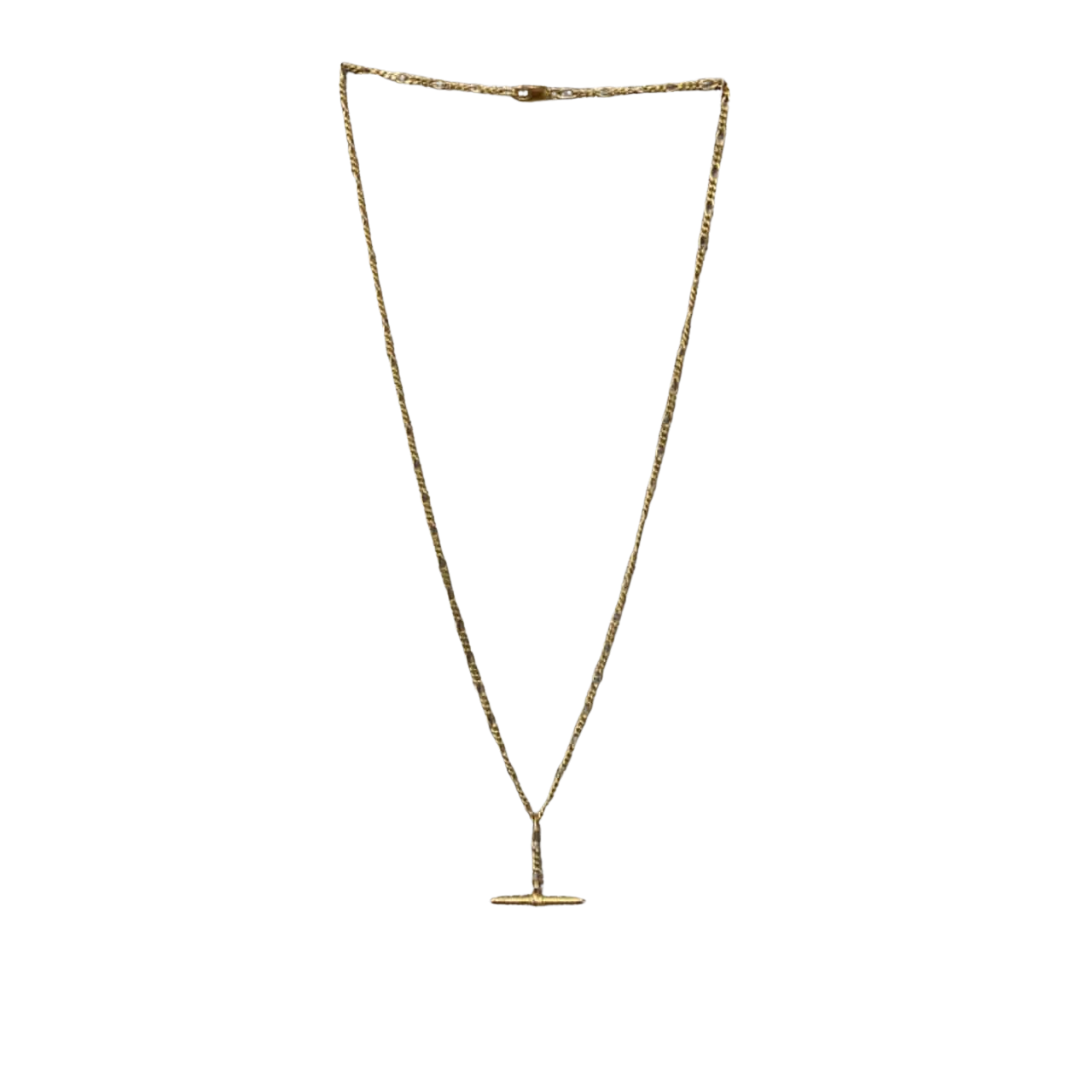 Womens Gold T Bar Necklace(s)