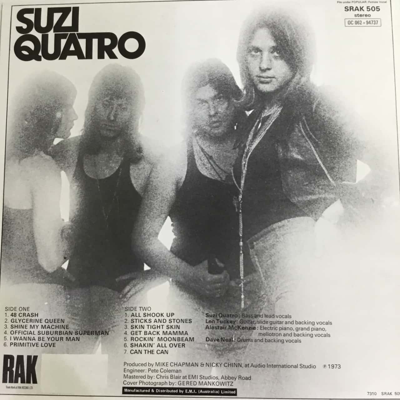 Suzi Quattro - can the can Vinyl(s)