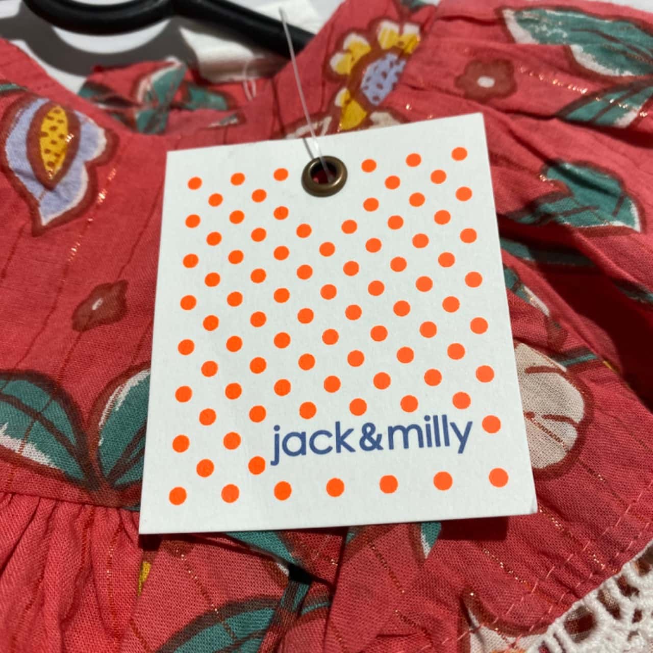 BNWT. Jack & milly. Kids Size 0-3m. Set of dress and pants. Floral Red ...