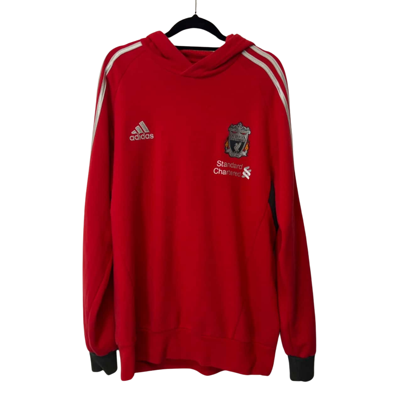 Liverpool FC Adidas Mens Size L Red hoodie see 3rd pic(s)