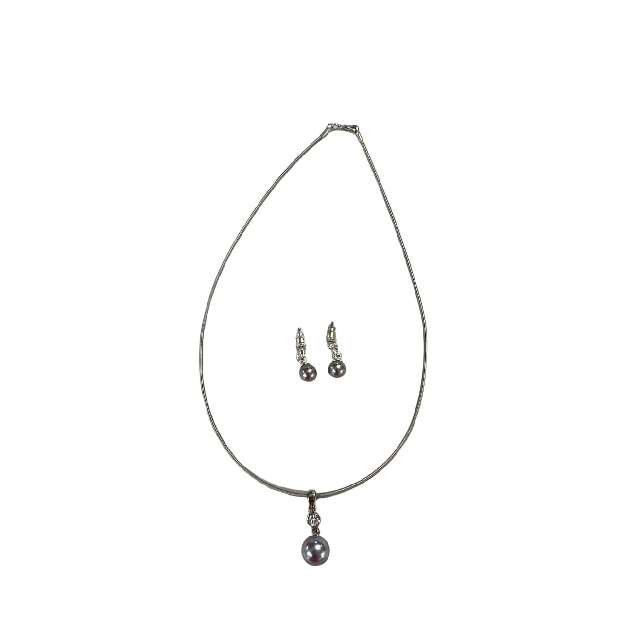 Emma Page Jewellery Pearl Necklace & Earrings Set with Pouch(s)
