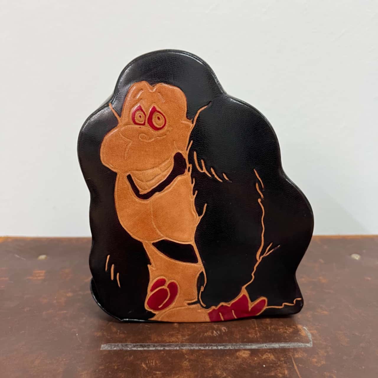 Quirky ape monkey leather money box