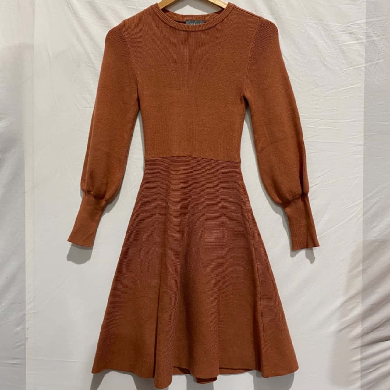 Womens TOKITO A-line Copper Knit Dress(s)
