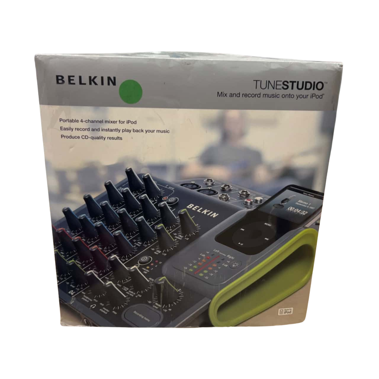 Belkin TuneStudio Digital Mixer Recording and Mix Ipod 4 Channel