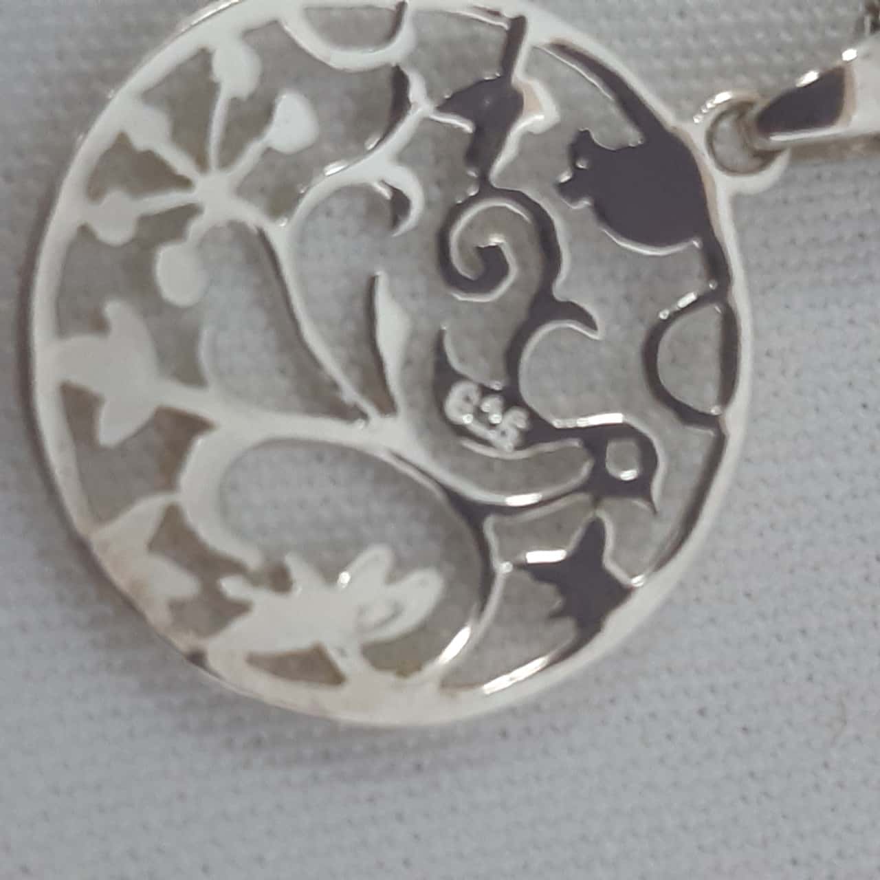 Silver 925 Bird Pendant On 925 Chain