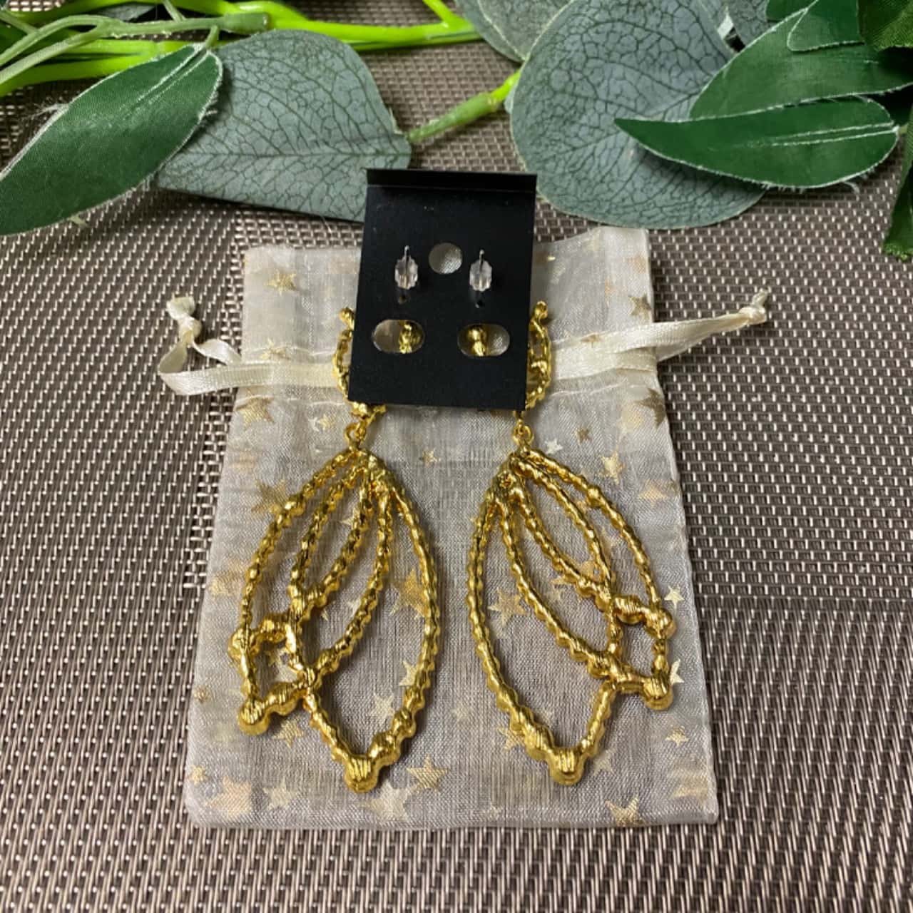 Pretty diamante earrings