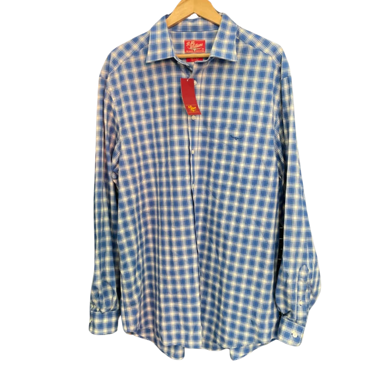 Mens R.M. Williams Long Sleeve Shirt Blue Size XXL