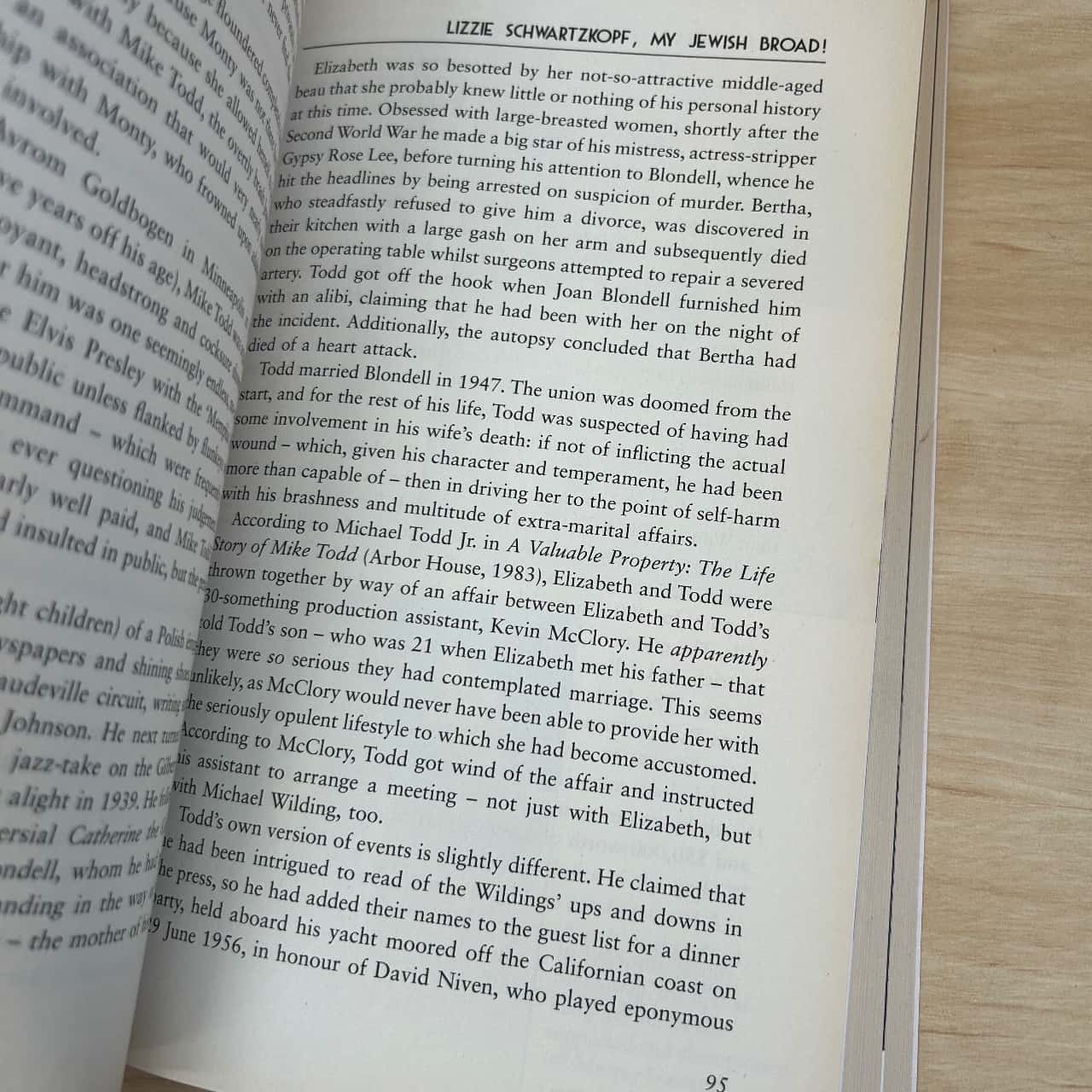 Elizabeth Taylor, David Brett