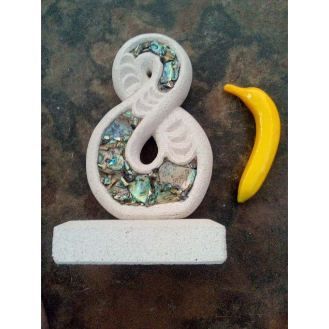 Unusual Paua Shell Inlay Sculpture(s)