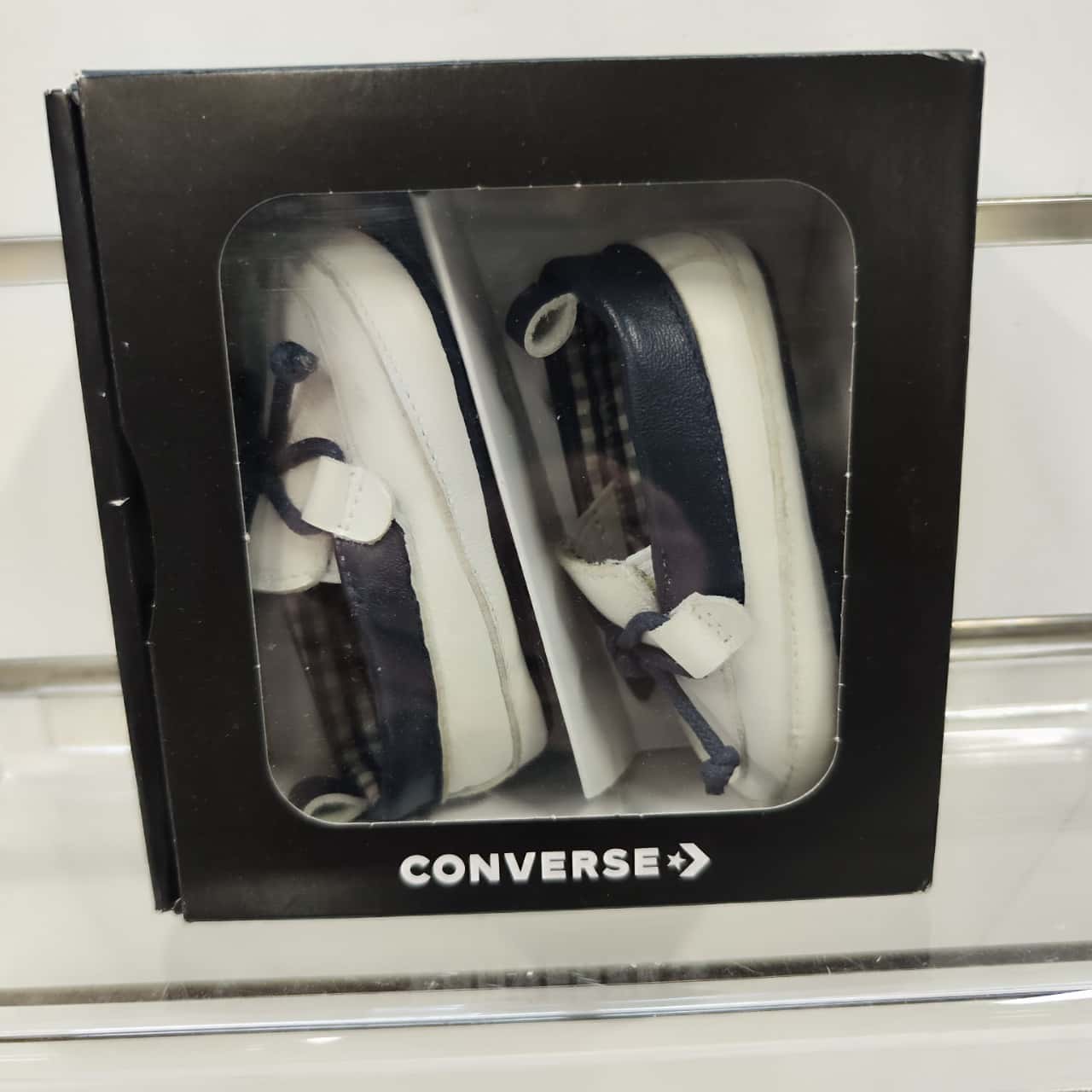 Converse Kids Size 2 Slip On Shoes Blue / White (s)