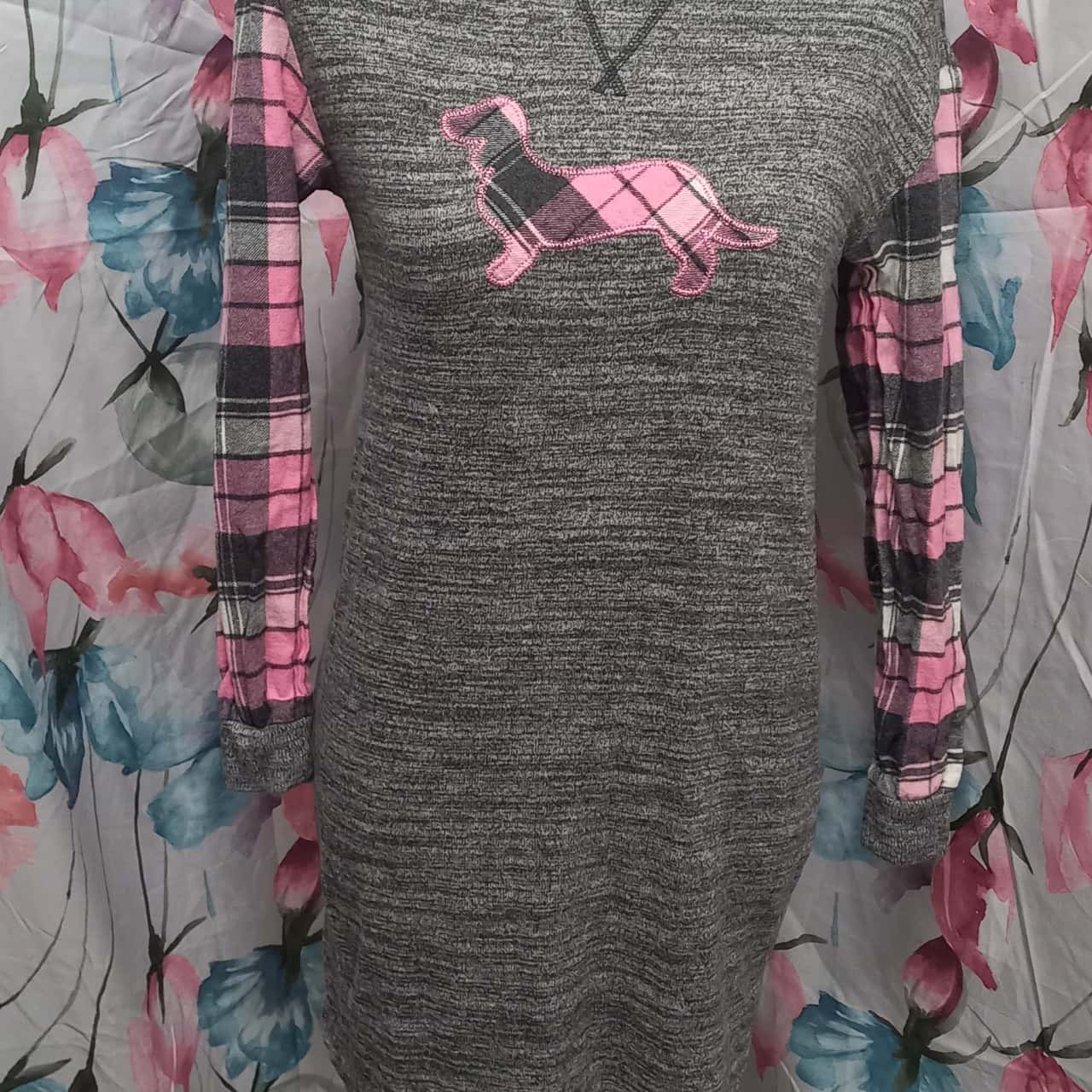 Peter Alexander Womens Size XS Black / Checked / Grey / Pink / White (s)