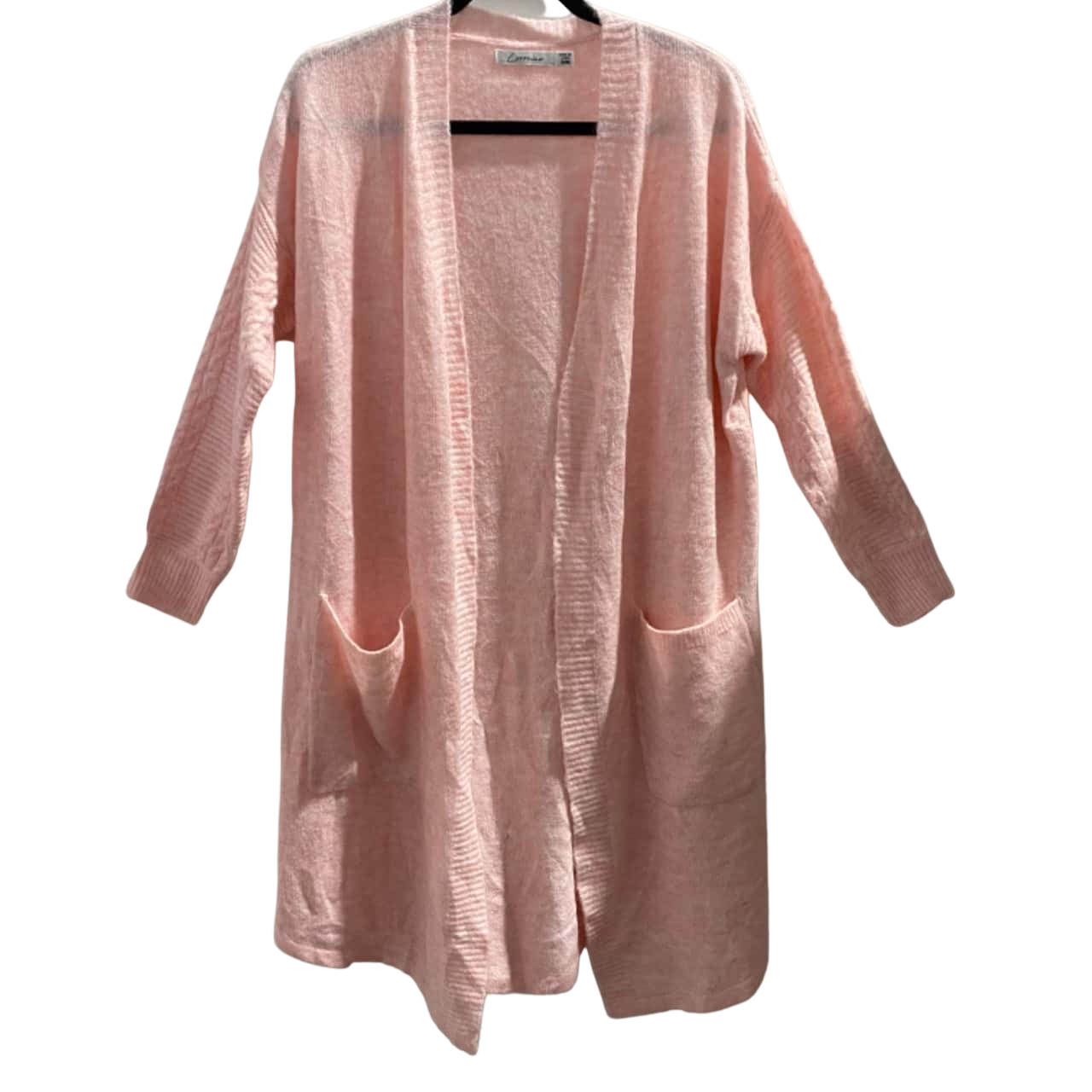 Lorraine Womens Size M / S Pink Long Cardigan 50% Wool-1671411(s)