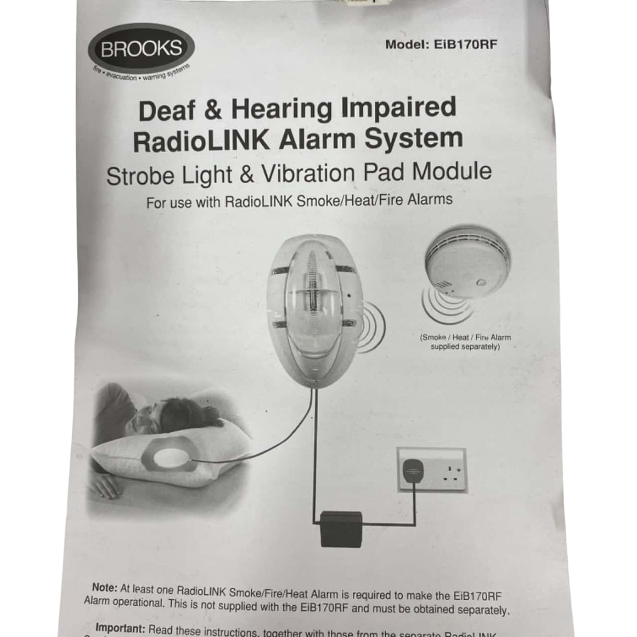 Brooks Deaf and Hearing Impaired RadioLINK Set