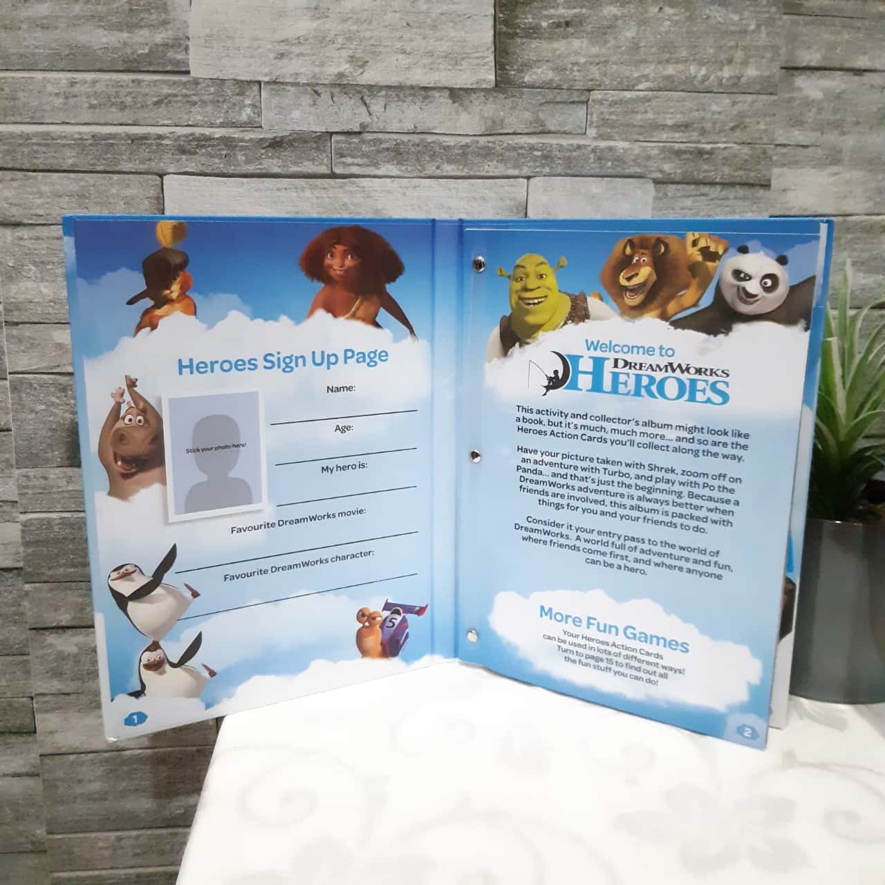 Woolworths Dreamworks Heroes Activity and Collector's Album