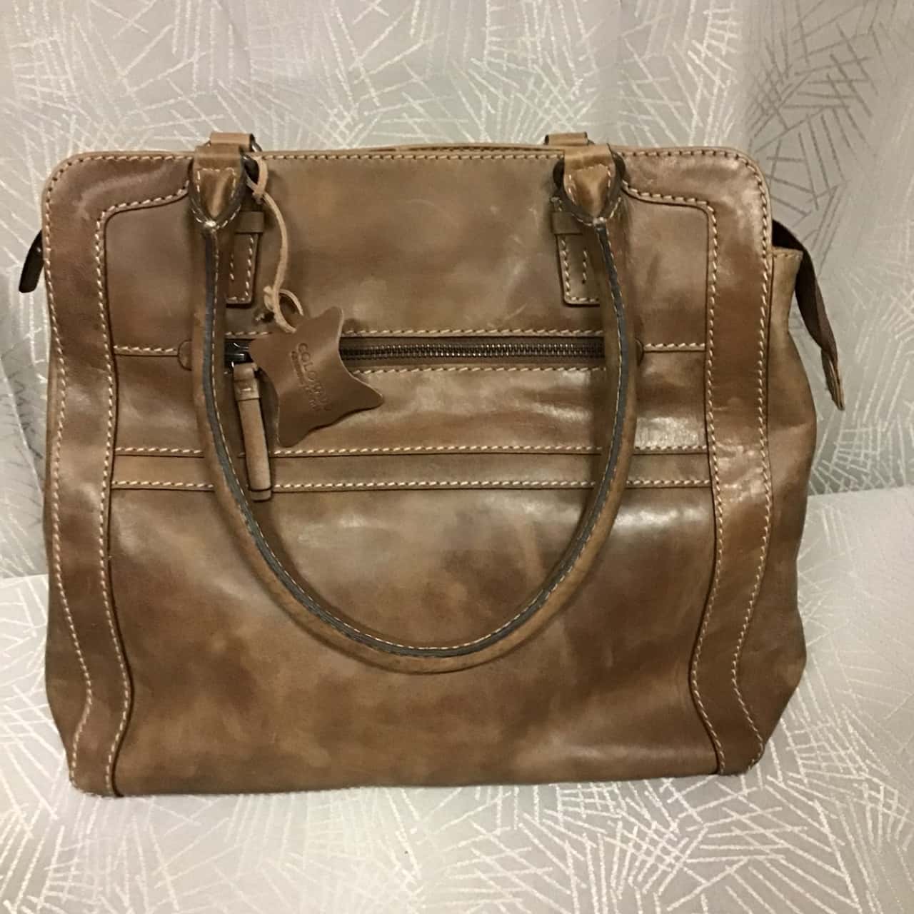 Colorado Womens Leather Handbag Brown (s)