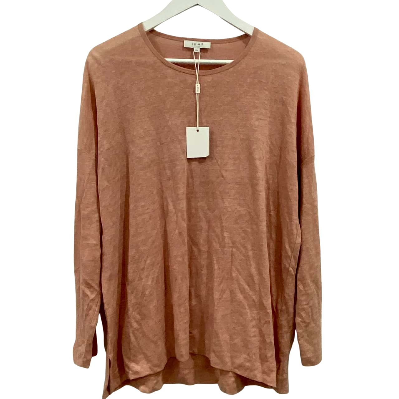 Jump Linen Size XXL Long Sleeve Blush Top(s)