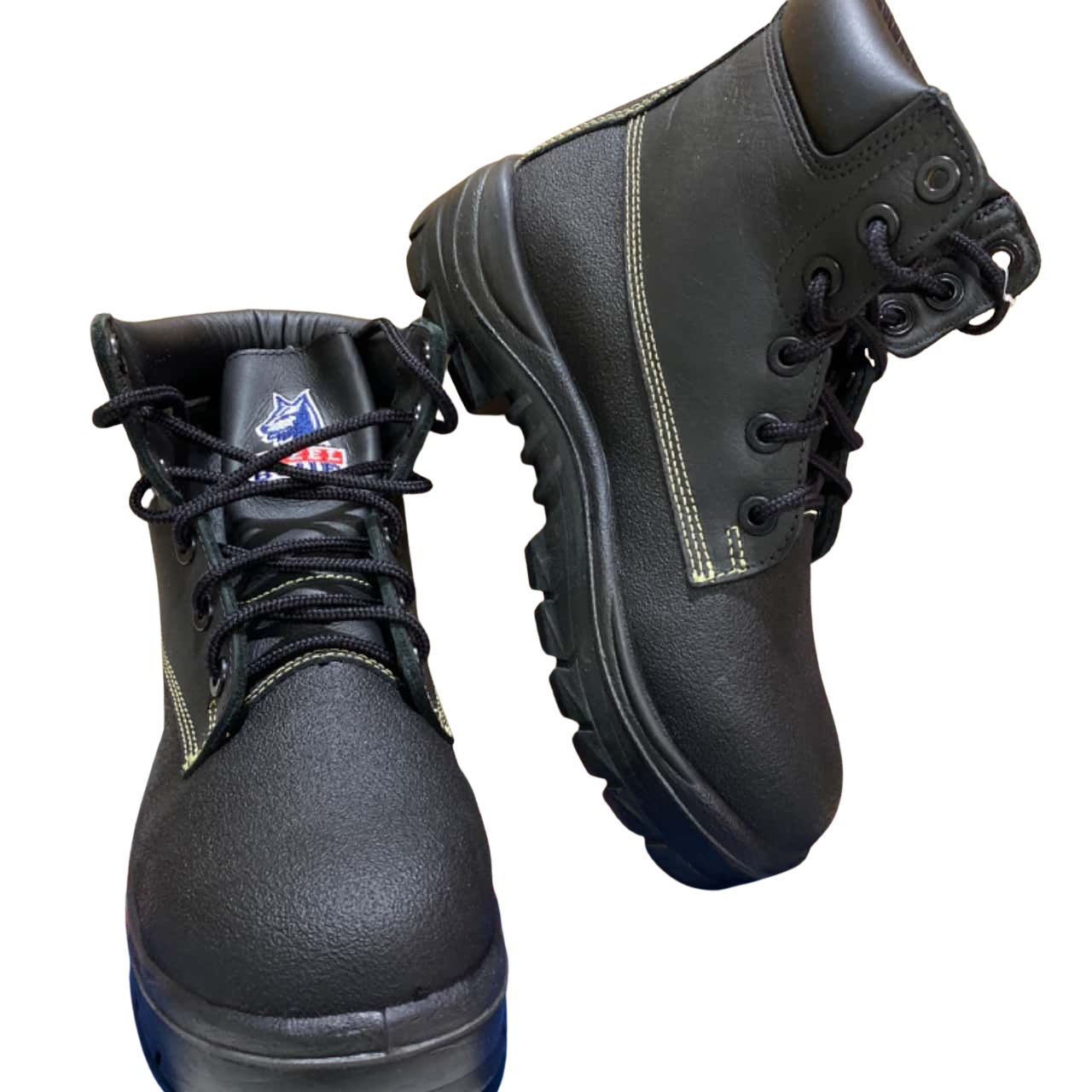 Steel Blue Safety Boots Womens Size 4 Black