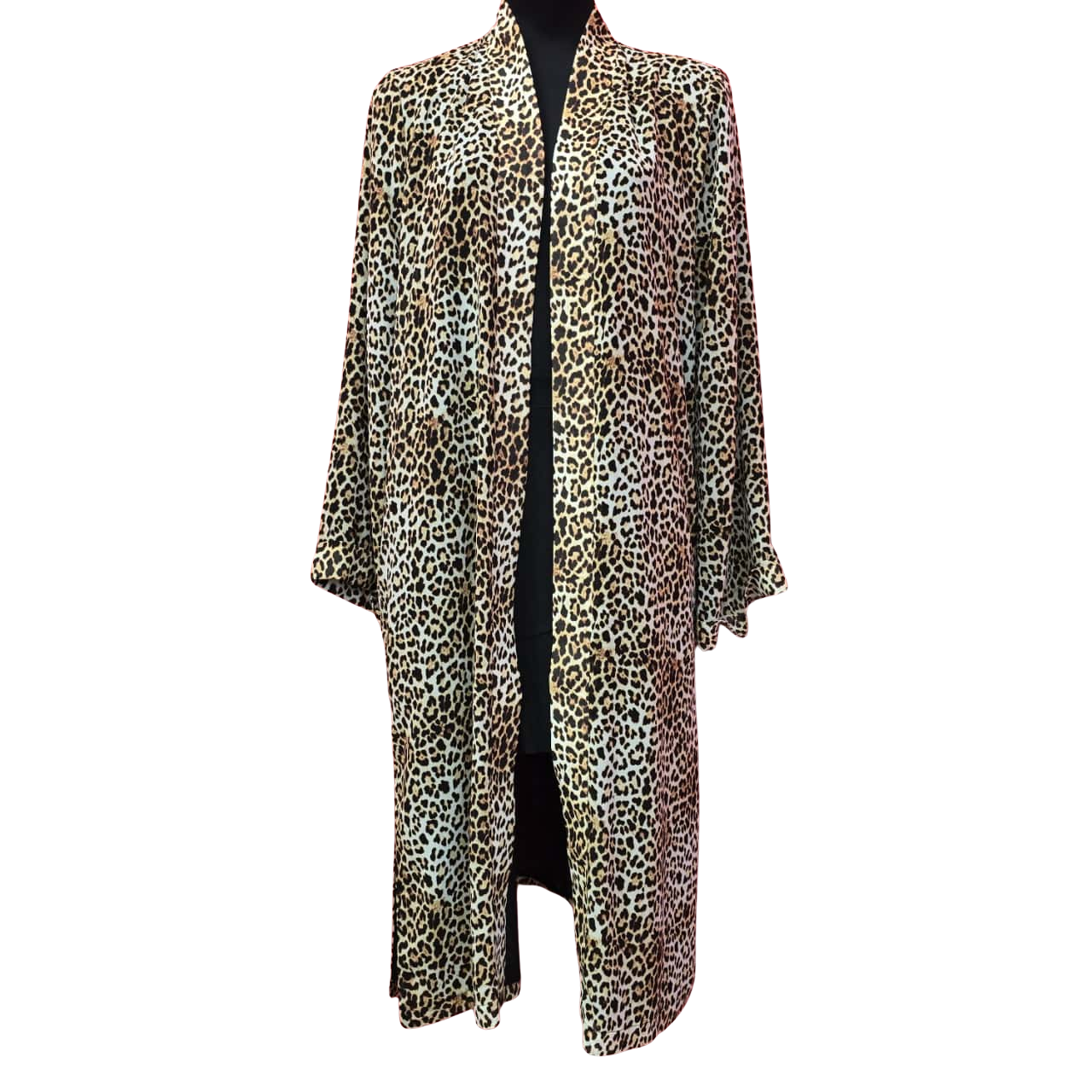 Womens Decjuba Animal Print Open Jacket with Subtle Side Pockets(s)