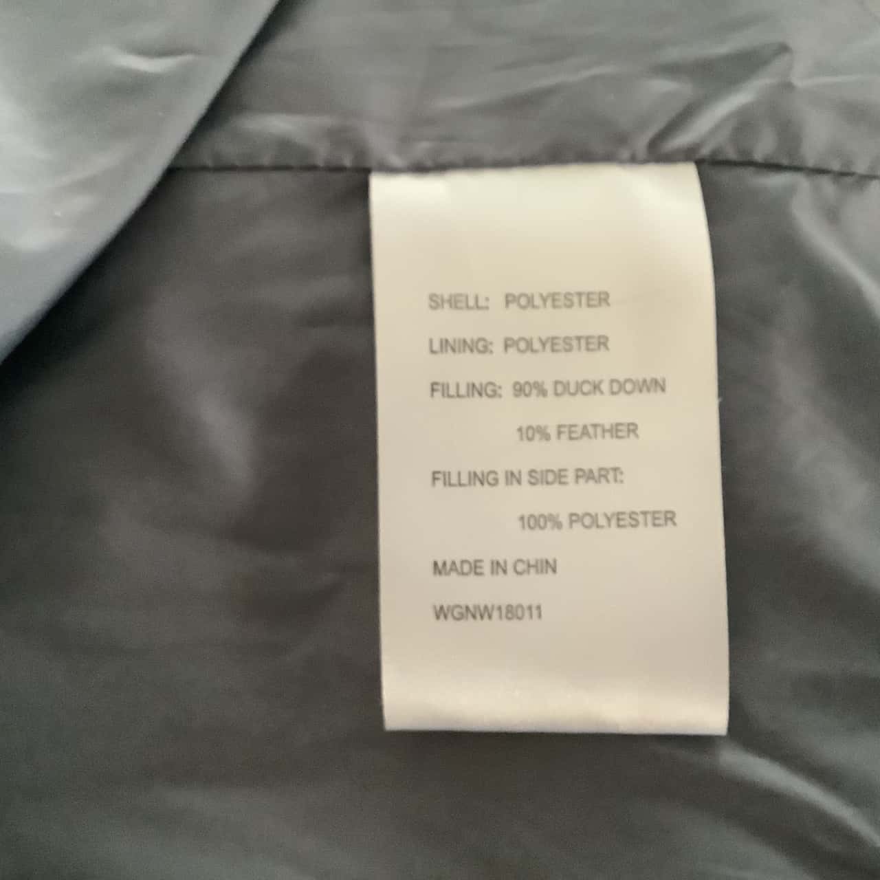 Gondwana. Hooded Puffer Duck Down Filled Jacket. Size L (s)