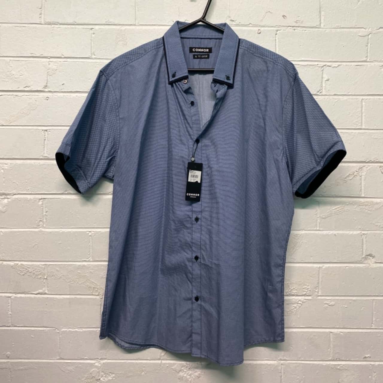 Connor Mens Size XL Short Sleeve Blue / Pattern BNWT (s)