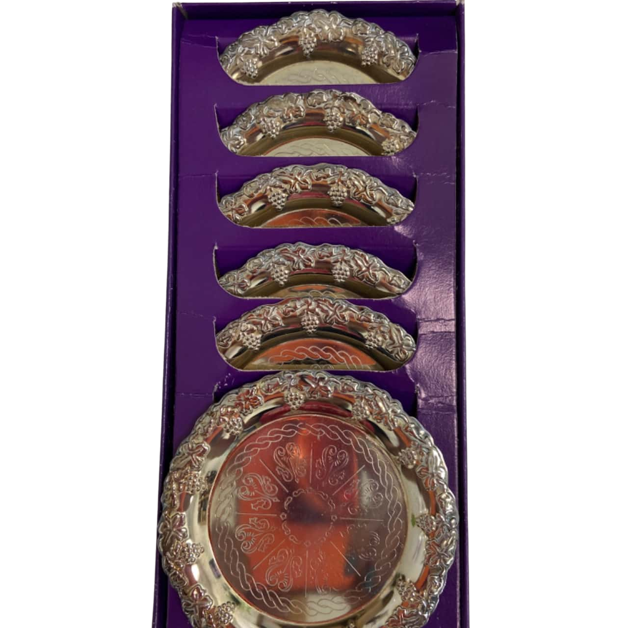 Trempest Silver Plated Coaster Set