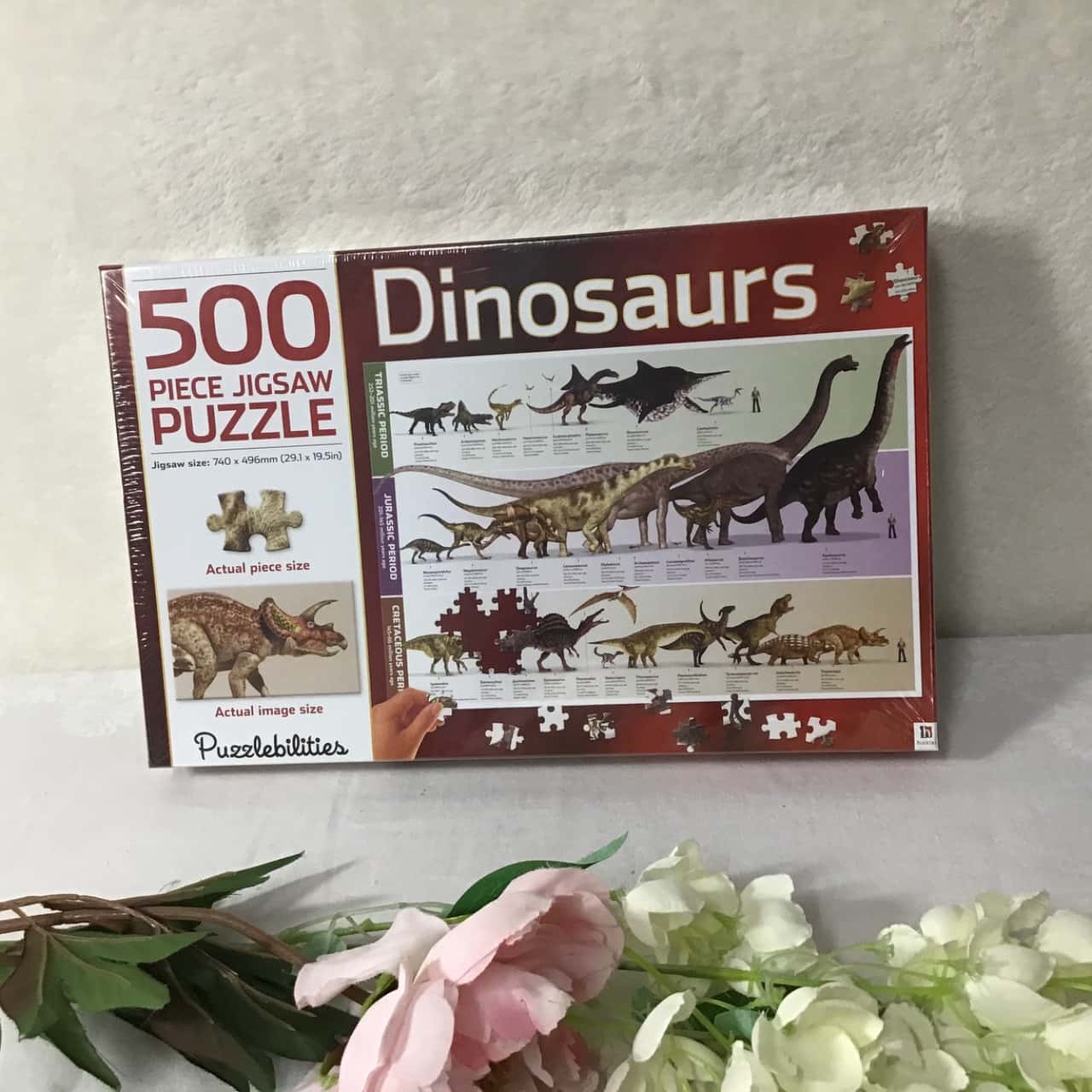Hinkler 500 Piece Dinosaurs Jigsaw Puzzle (new)