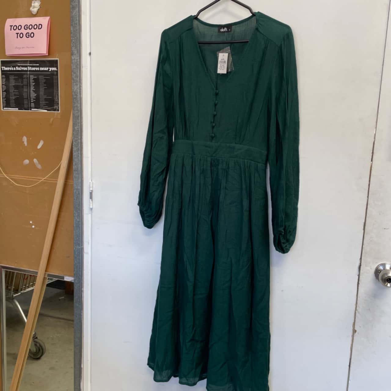 Dotti Womens Size 12 BNWT Maxi Dress Green (s)