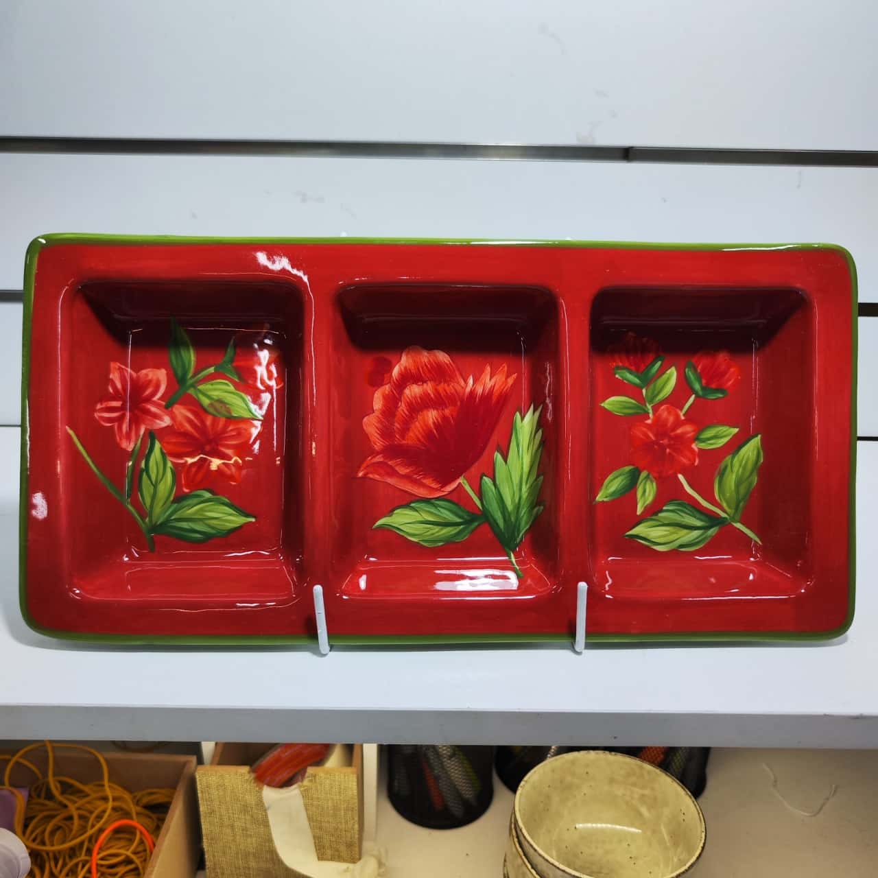 Royal Doulton Festive Home Tri-Platter Dish New (s)