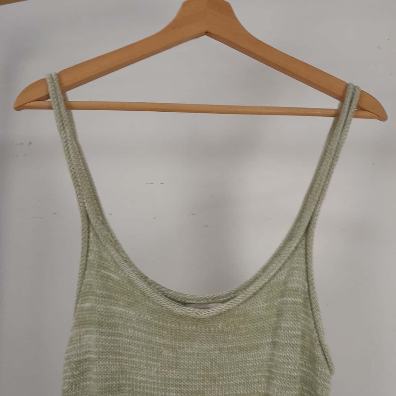 Ghanda Womens Size L Singlet Green (s)