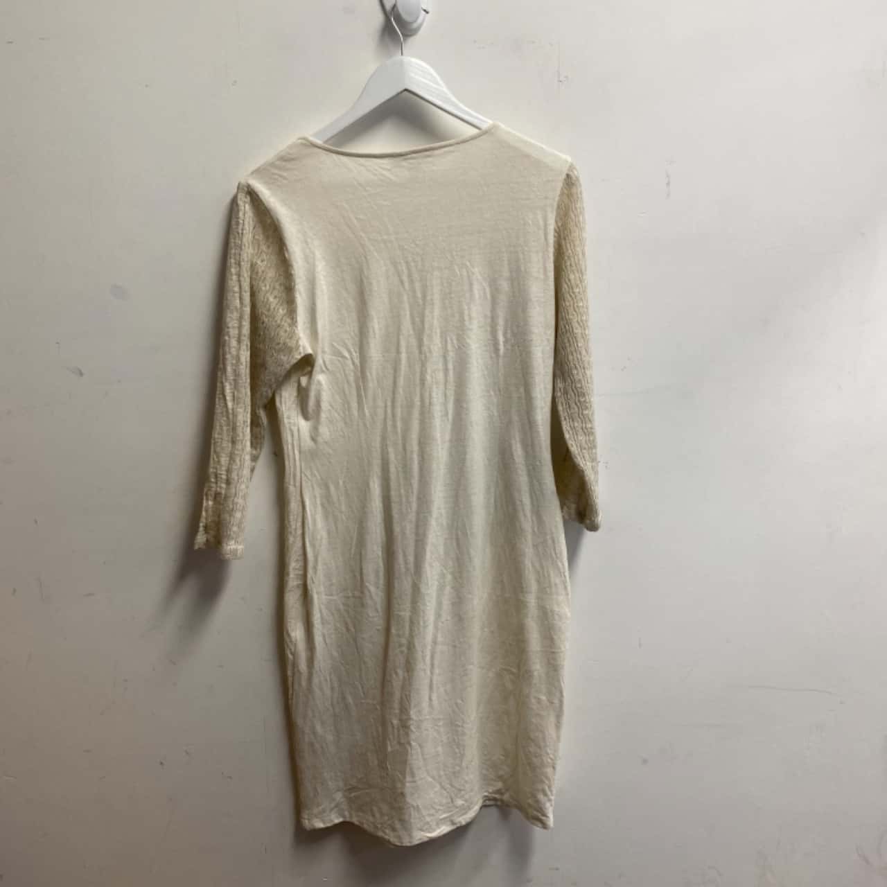 Boo Radley Womens Size 14 Long Sleeve Dress Cream