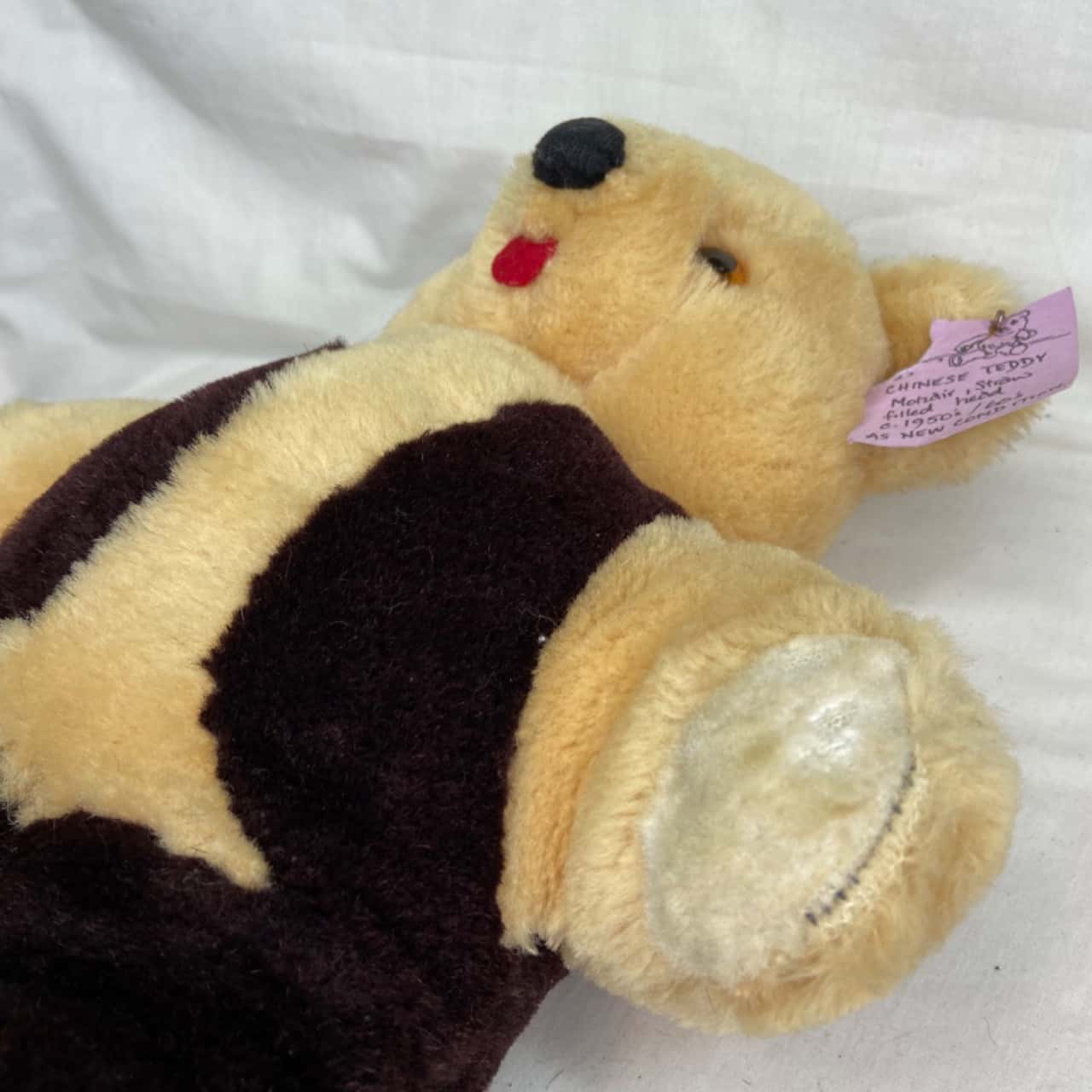 Vintage Chinese Mohair Teddy 1950s/ 60s(s)