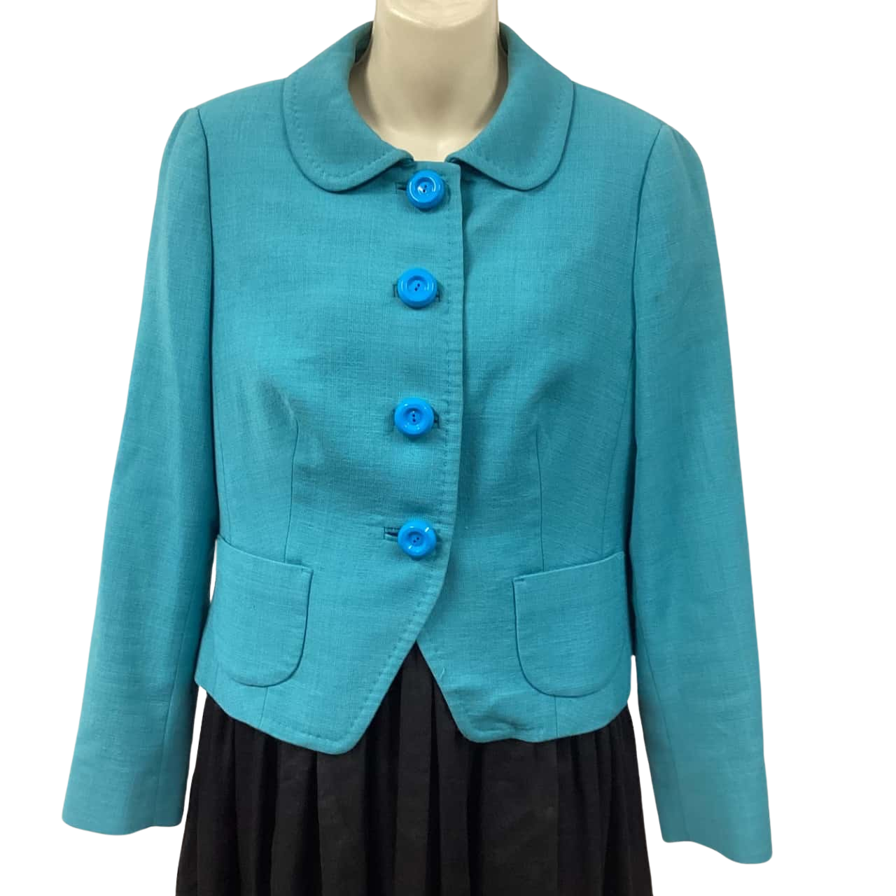 Anna Thomas Womens Size 12 jacket - viscose/wool mix(s)