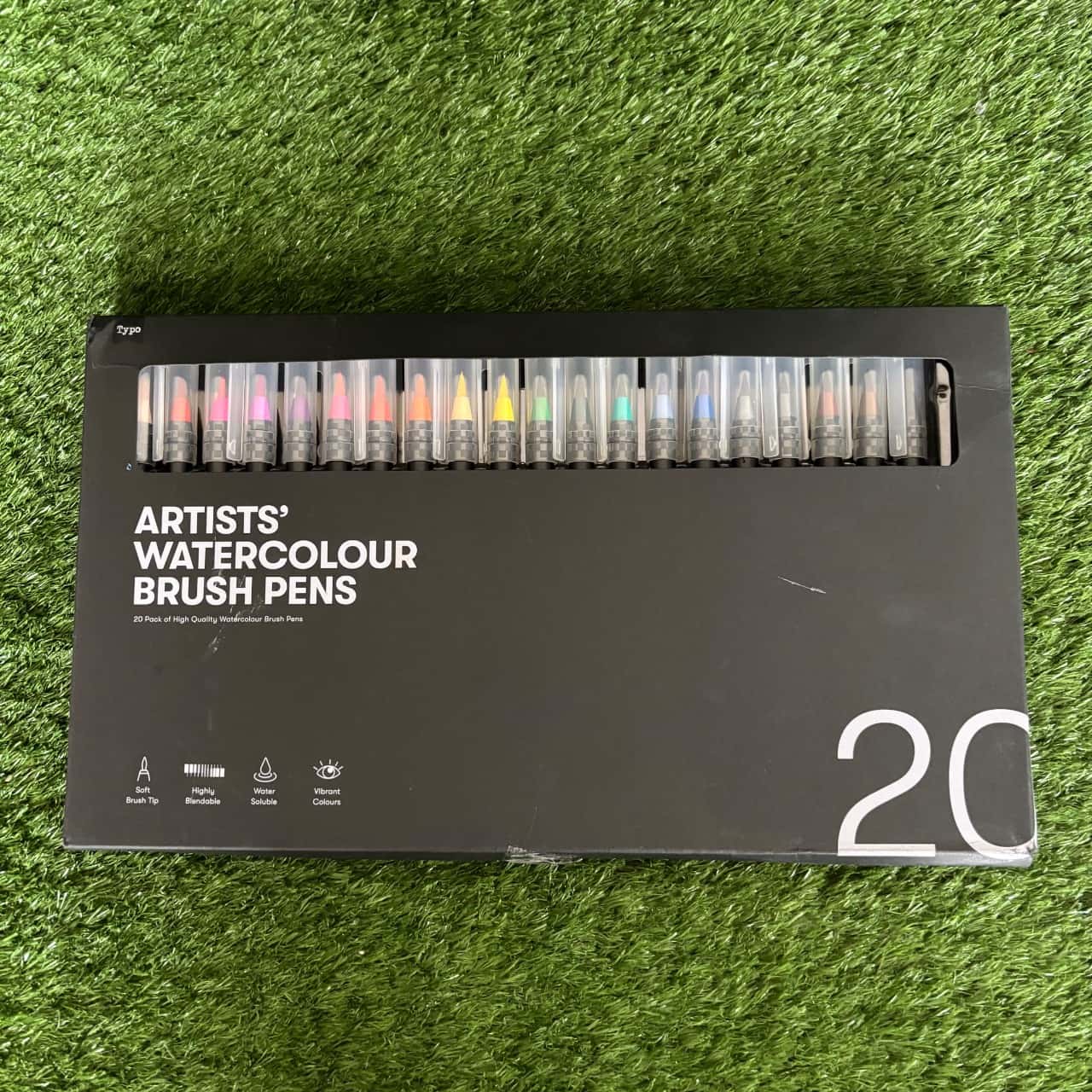 Typo Artists Watercolour Brush Pens 20 Pack(New)(s)