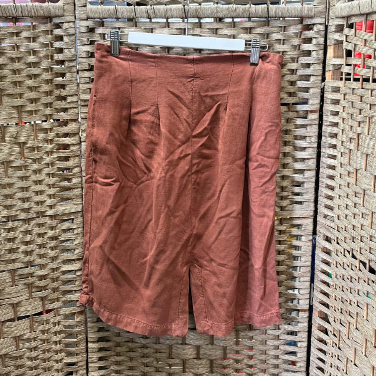 Foxwood Linen Long Shorts (s)