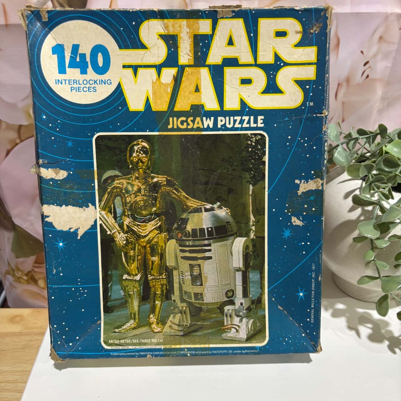 Vintage Star Wars Blue Box R2D2 and C3PO 140 Piece Jigsaw Puzzle ...