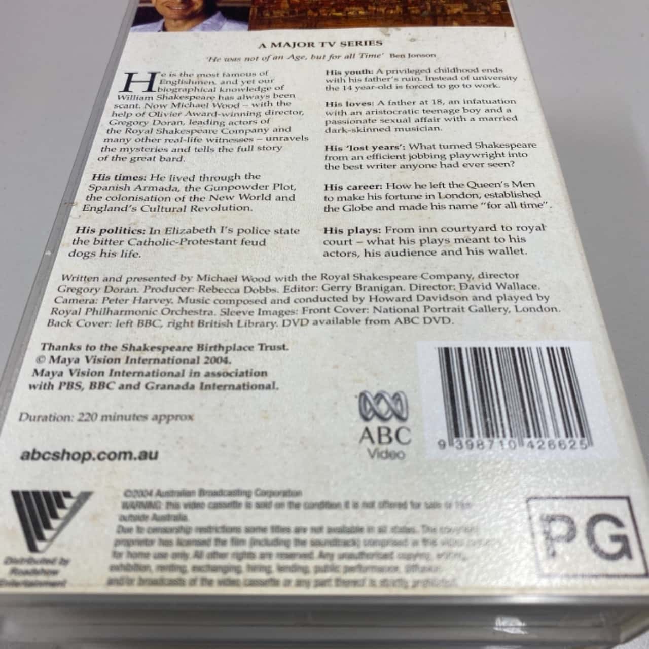 In search of Shakespeare VHS set