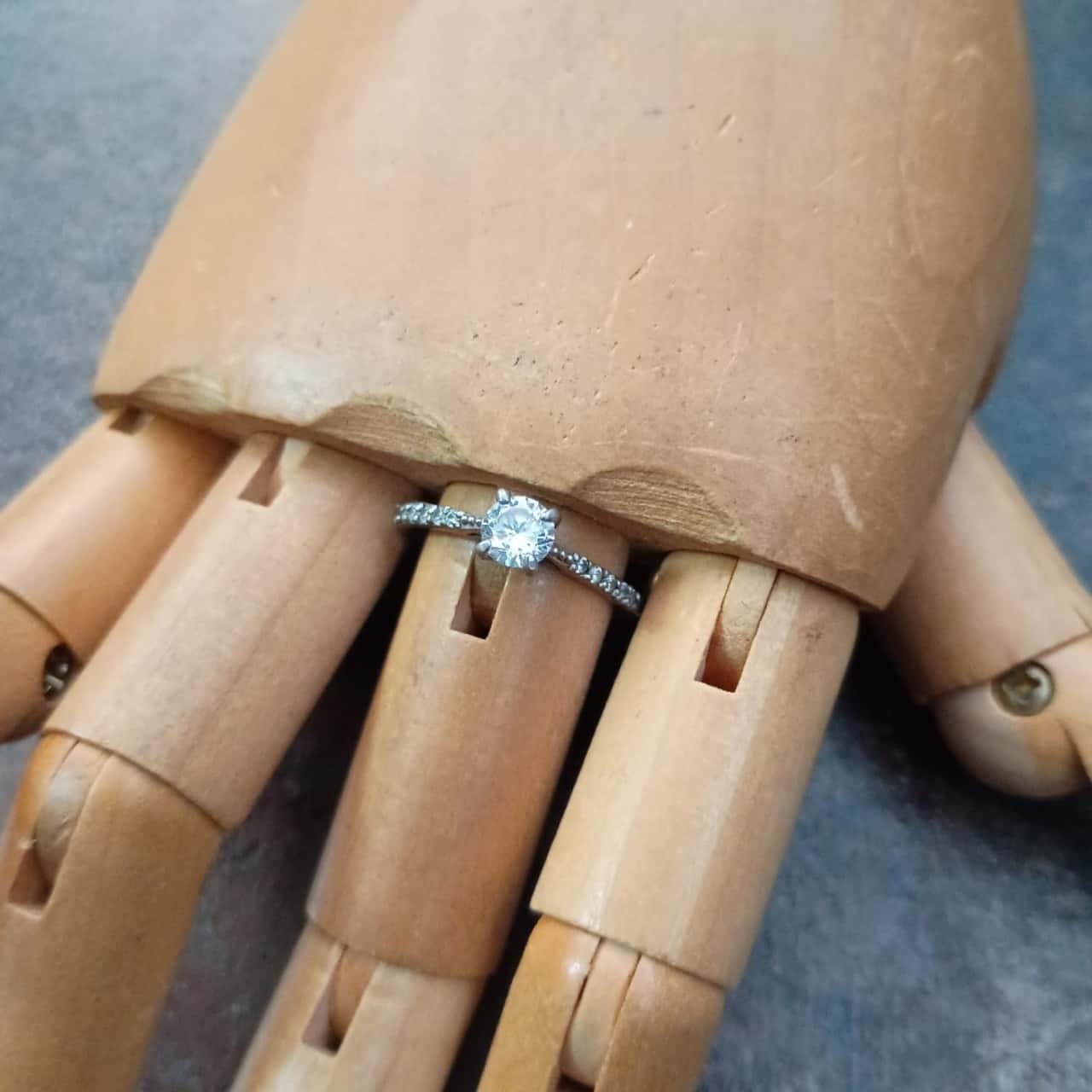 Sparkly Ring Stamped '925'