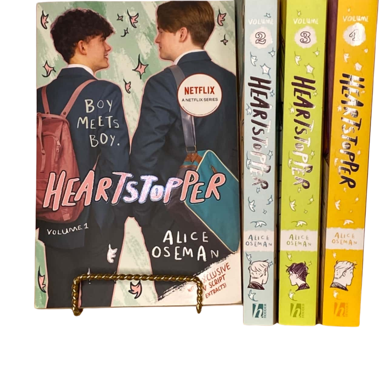 Heartstopper by Alice Oseman Vols 1-4 YA Graphic Novels(s)