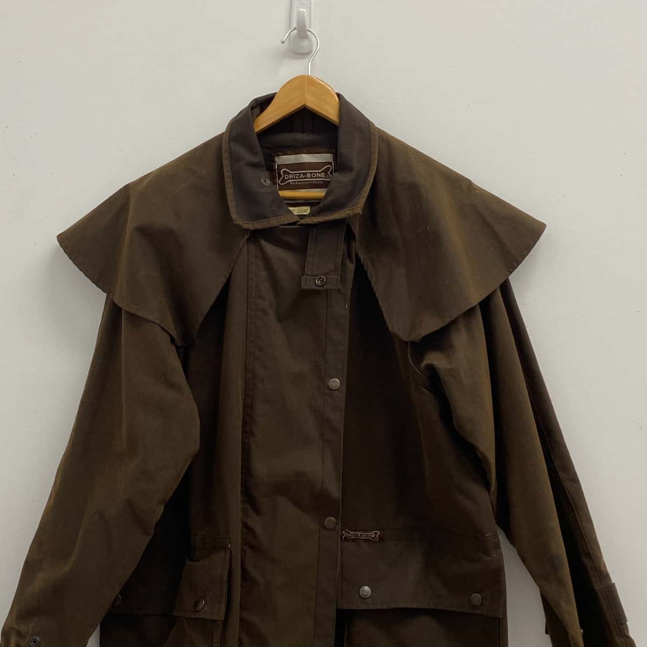 Driza-Bone Vintage Waxed Cotton Short Weatherall Jacket. Size M (s)