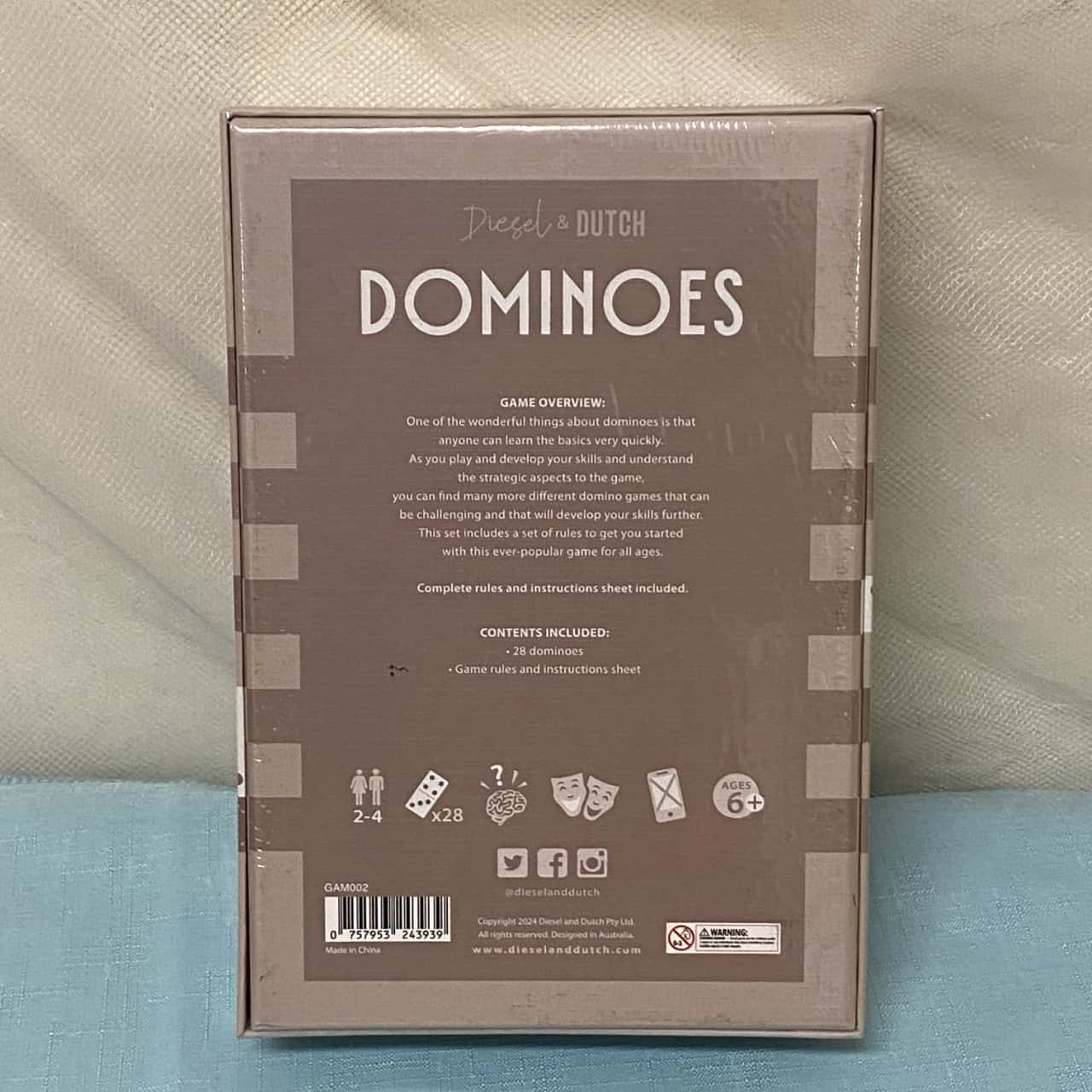 Diesel & Dutch - Dominoes Game