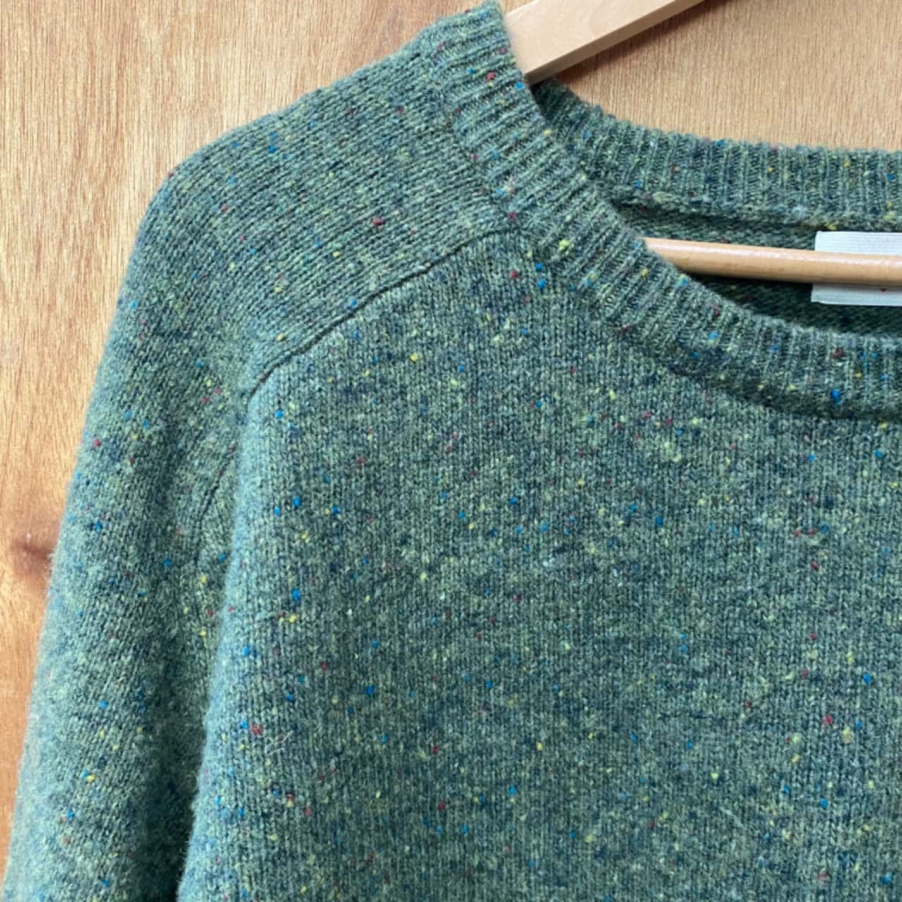 Gorman Mottled Green Knit Jumper Size S(s)
