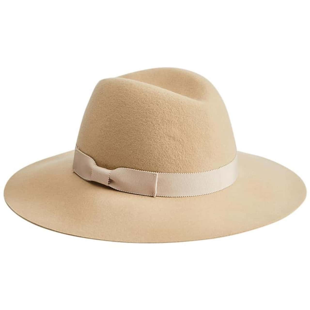 Witchery Womens Beige Wool Hat(s)