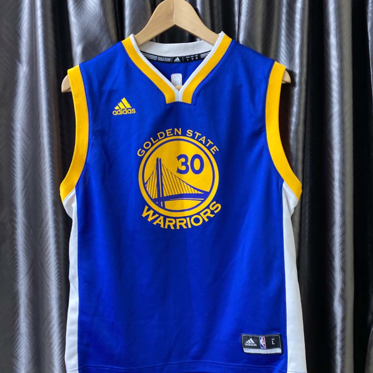 Kid's Golden State Warriors 30 "CURRY" Jersey Size L