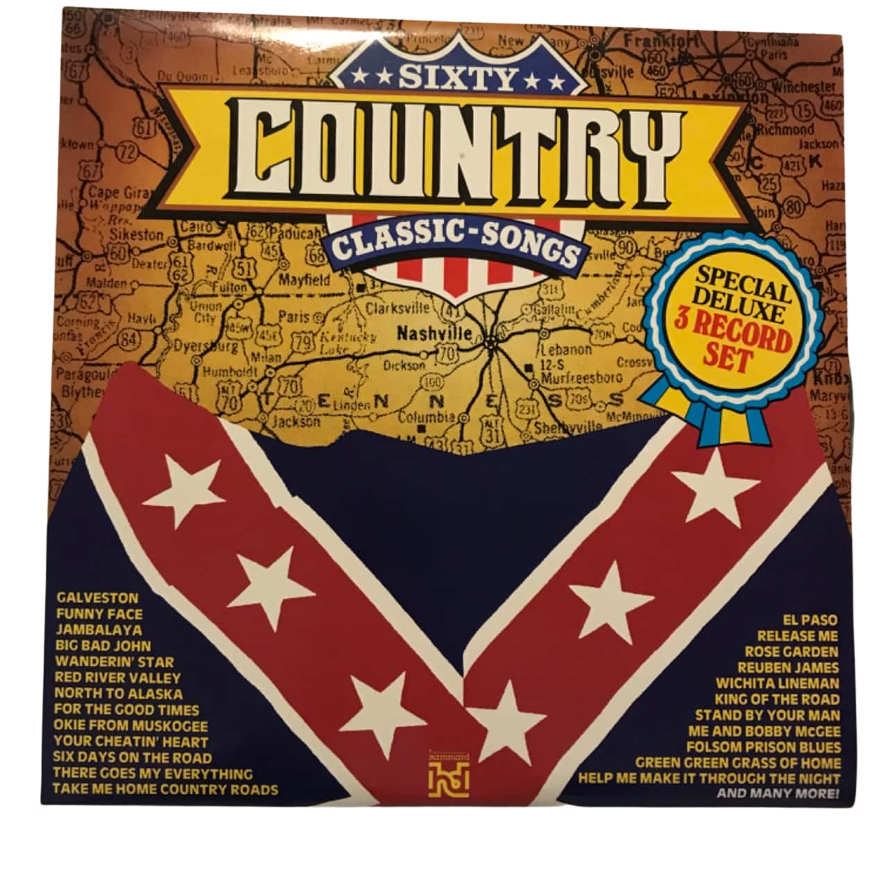 Sixty 12” Vinyl Country Classic Songs Special Deluxe 3 Record Set Vinyl ...