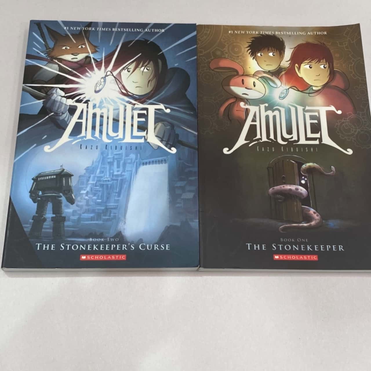 Amulet The Stonekeeper Comic Book Bundle Graphic Novel Book 1 and 2 Fantasy