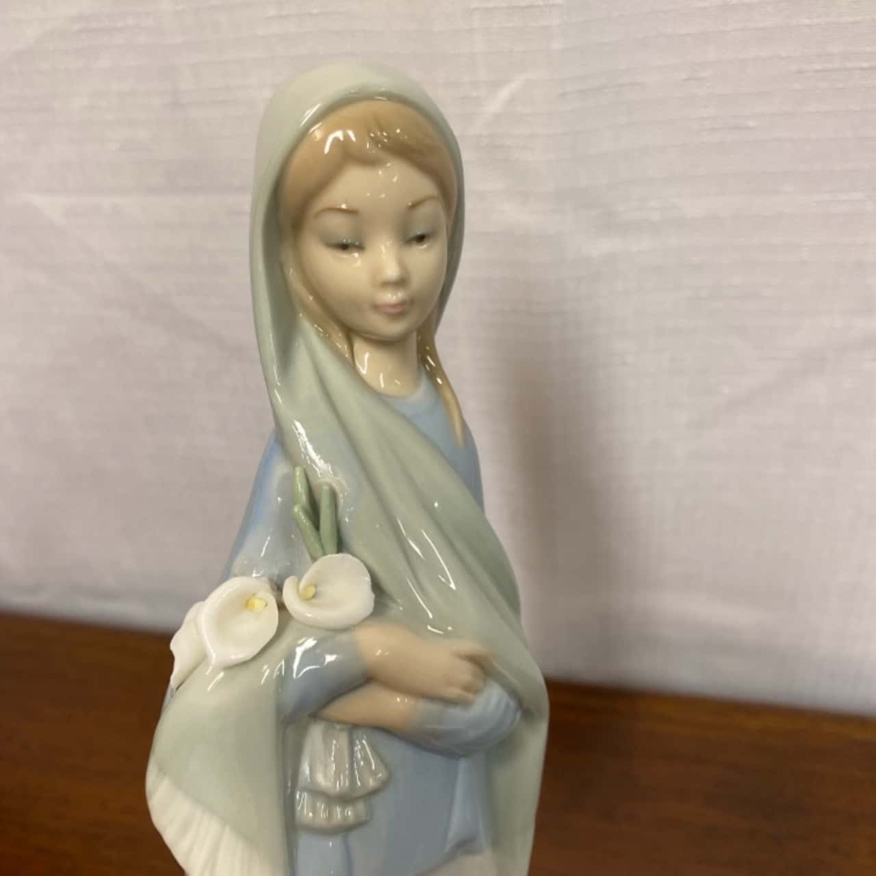 Lady with Flowers Handmade Figurine(s)