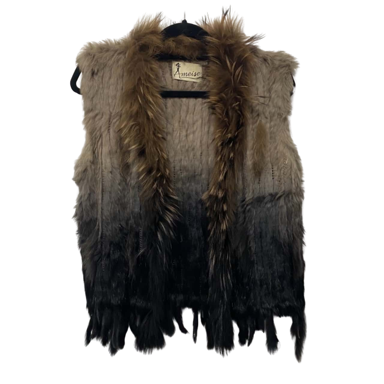 Ameise Womens Size One Size 100% Real Fur Brown (s)