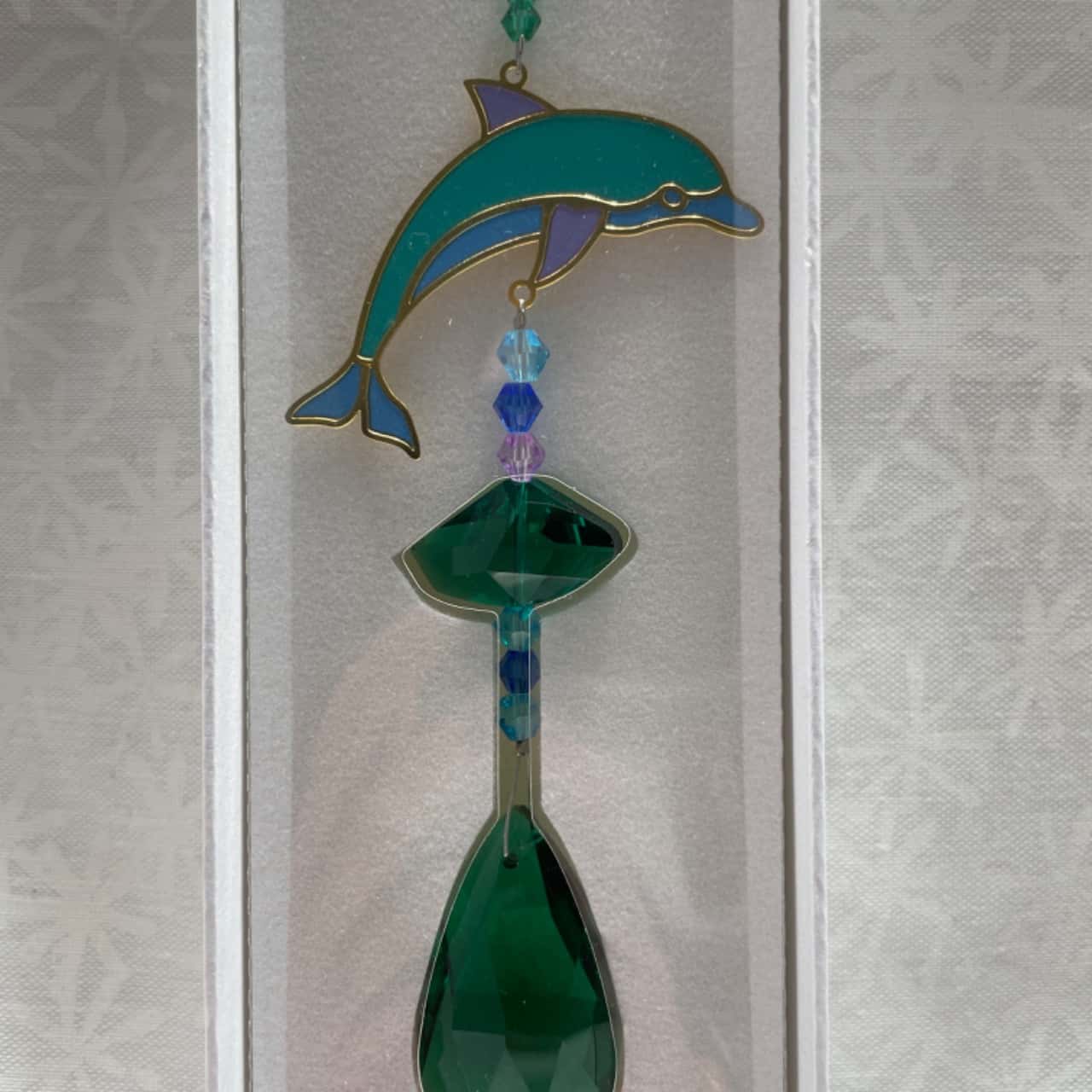 Eternity Crystals Suncatcher Dolphin design