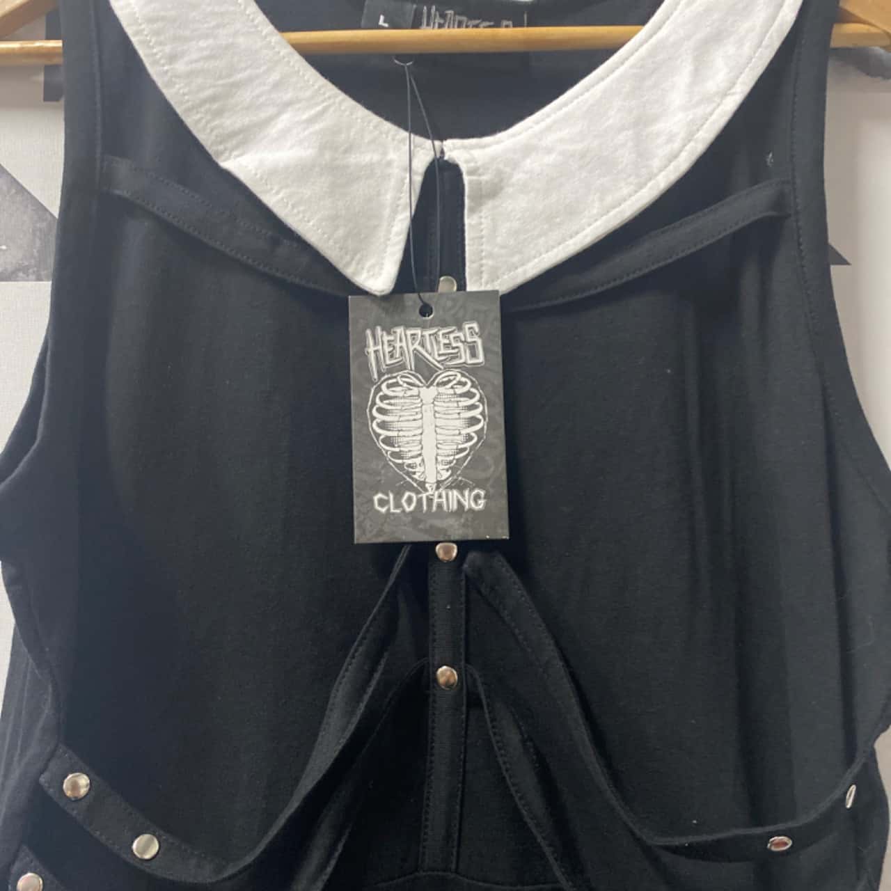 Heartless Clothing Size L Black / White dress new (s)