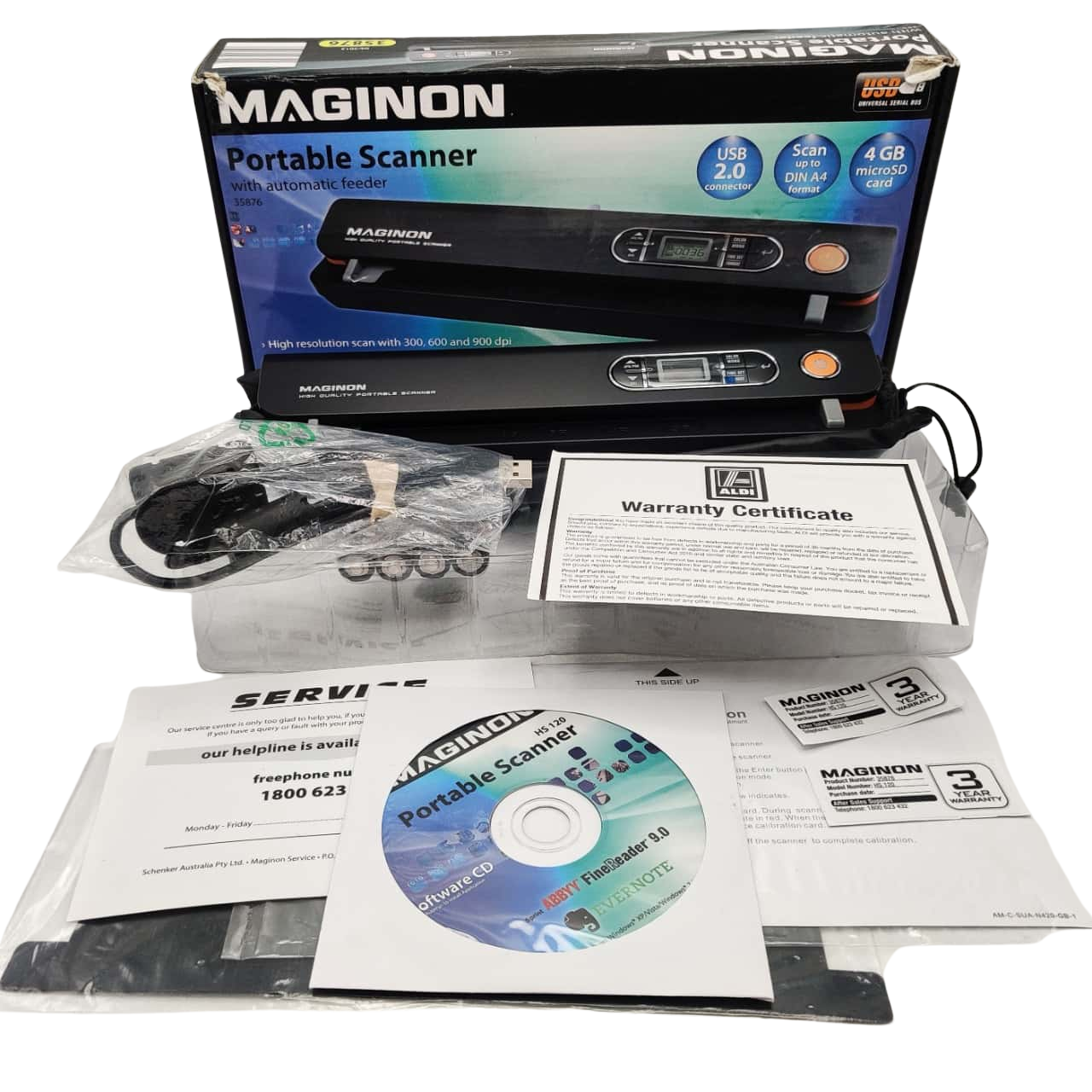 Maginon Portable Document Scanner HS120 (mixed elec)(s)